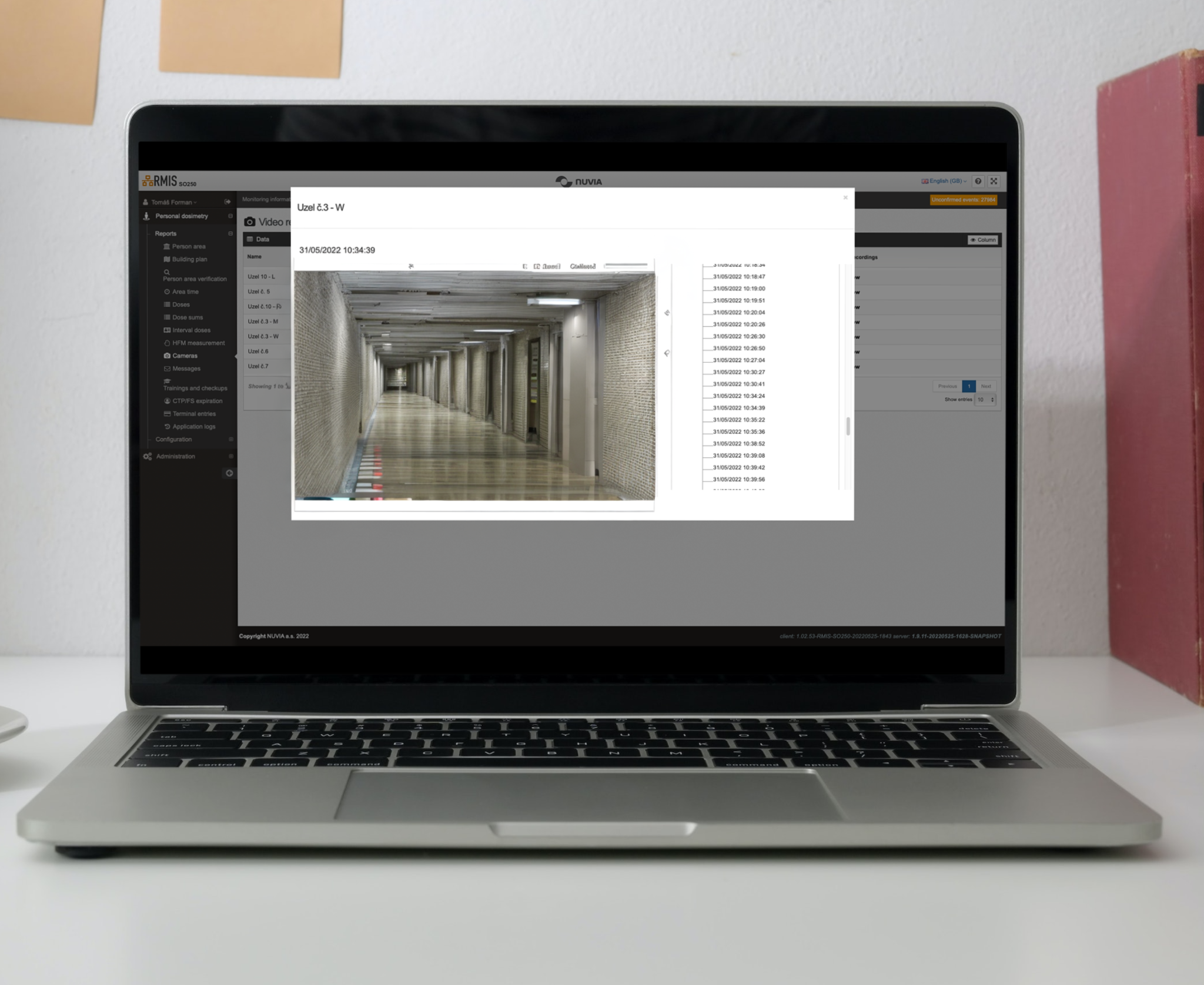Personal dosimetry and NPP access control software - NUVIATech