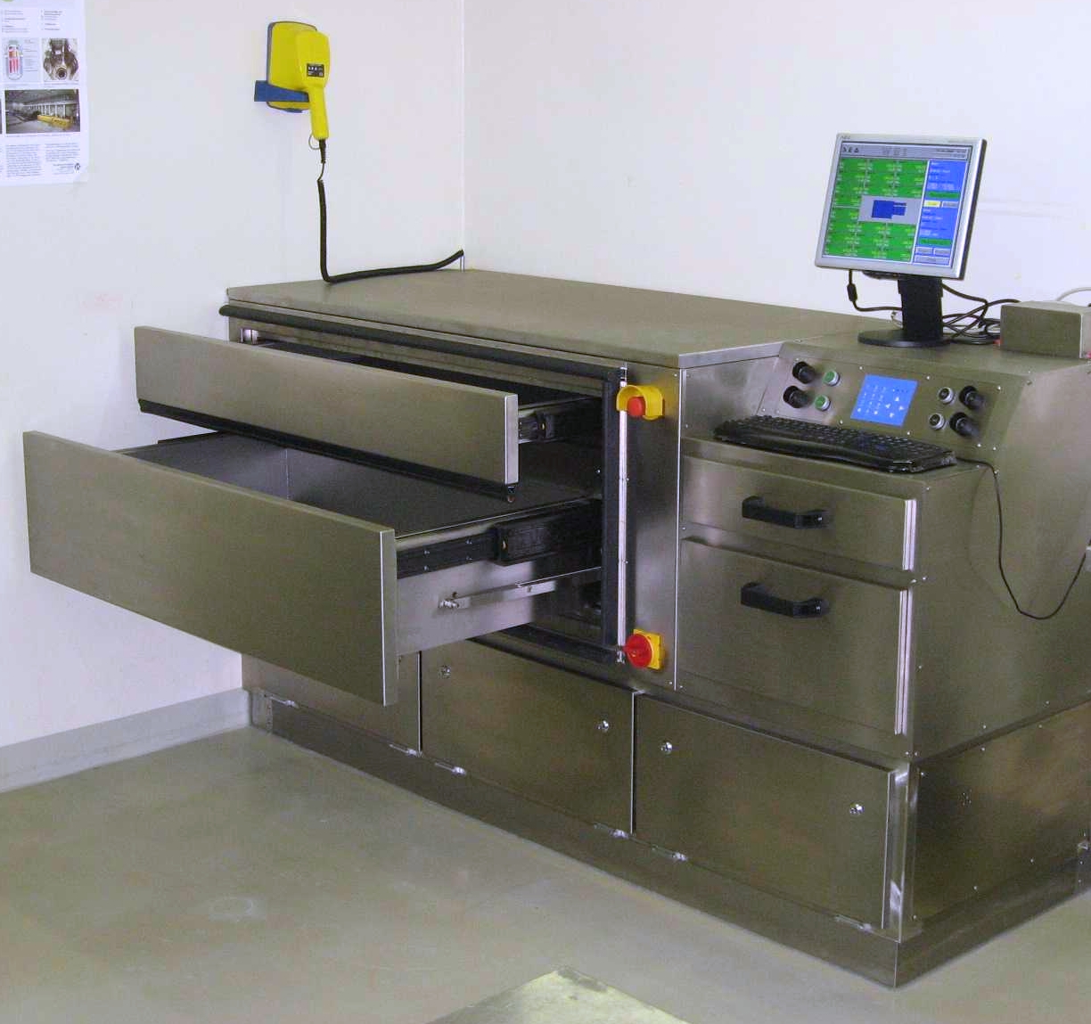 Drawer laundry contamination monitor - NUVIATech