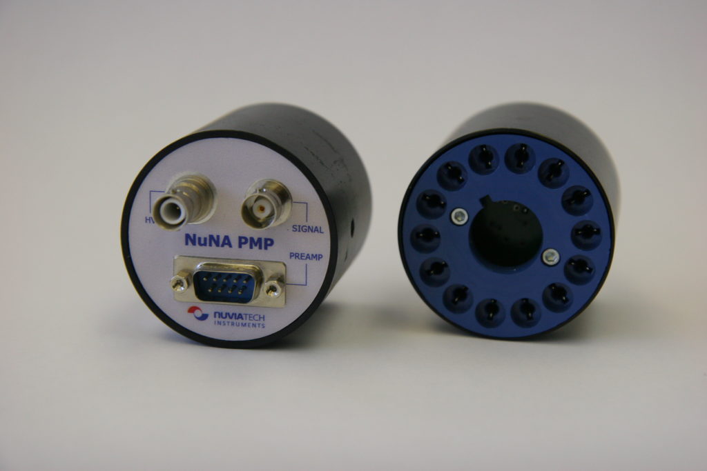 Scintillation PMT divider with preamplifier - NUVIATech Instruments