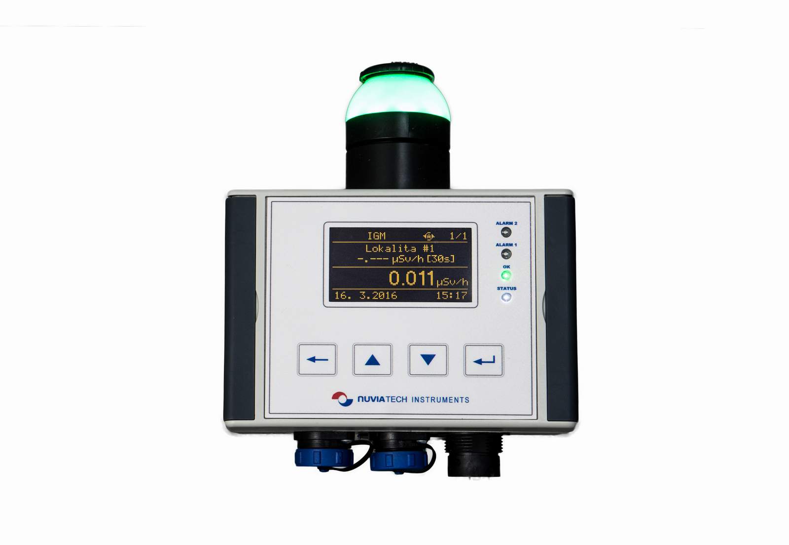 Radiation measuring and signalling unit - NUVIATech